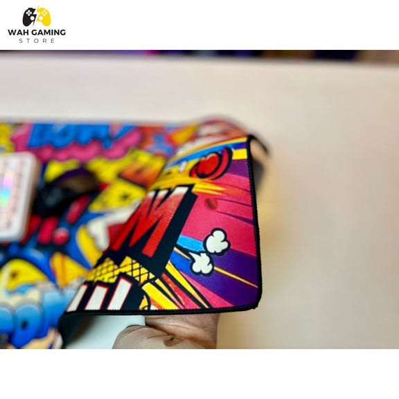 WGS Boom Funky XXL Gaming Desk Mat 900x400 | Speed Edition Table Mat ...