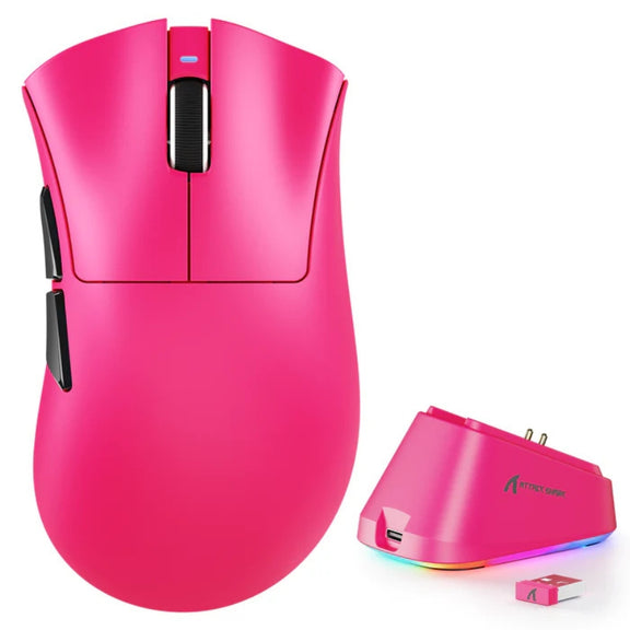 ATTACK SHARK V3PRO Gaming Mouse with Charging Dock | 25000 DPI Tri-Mode ...