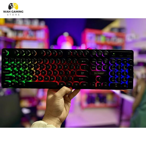 Gaming RGB Keyboard with Backlight | Mechanical Feel USB Keyboard – Wah ...