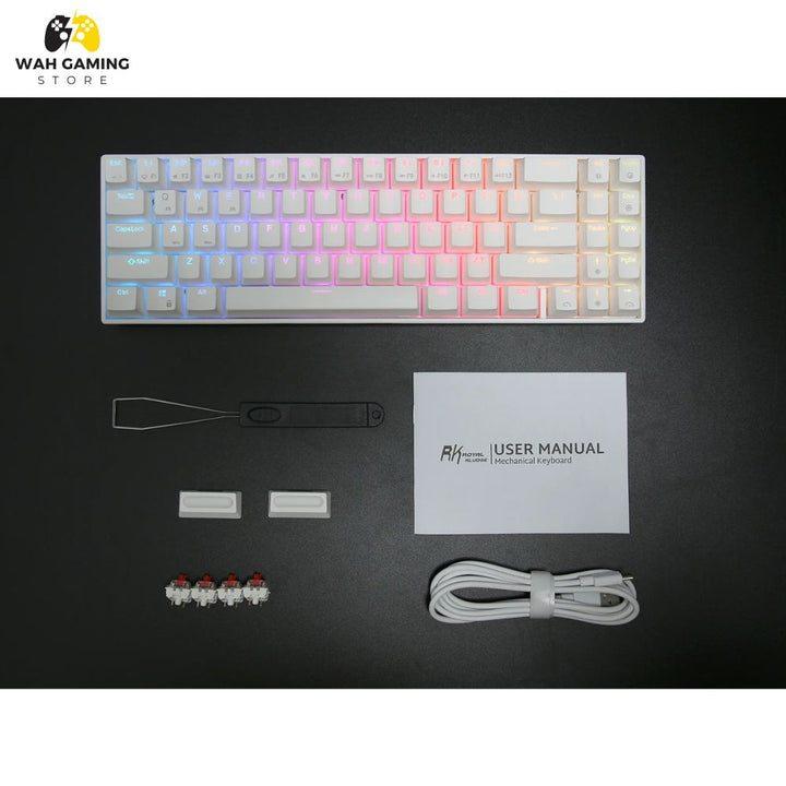 Royal Kludge RK71 TTC Silver – 70% Wireless Mechanical Keyboard | Wah ...
